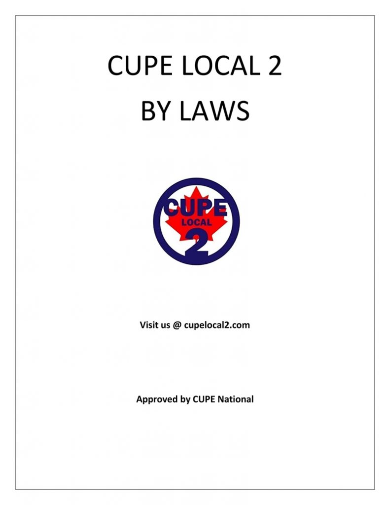 Documents - CUPE Local 2