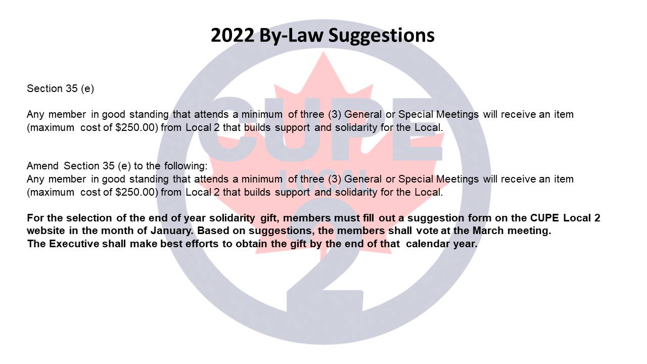 Documents | Cupe Local 2